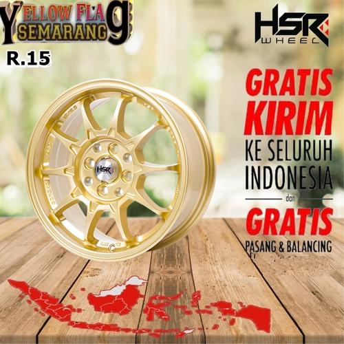 Jual velg hsr ring 15 BOROKO SRD R15x65 velg mobil calya sigra datsun agya - Kota Semarang ...