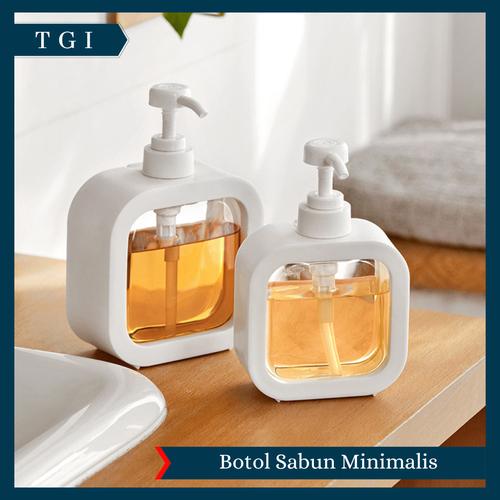 Jual TGI - BOTOL SABUN PUMP ESTETIK MINIMALIS ELEGAN 300 ML 500 ML ...