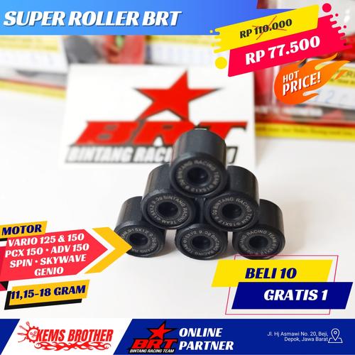 Jual SUPER ROLLER PELONTAR ORIGINAL BRT VARIO 125 150 PCX ADV - 11 GRAM ...