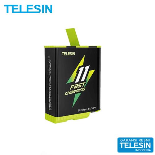 Jual Battery TELESIN for Gopro Hero 11 / 10 / 9 - 1750 mAh - Fast ...