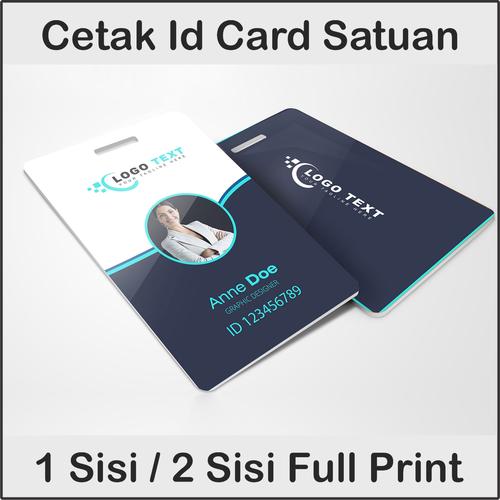 Jual [BISA SATUAN] Cetak Name Tag Karyawan Custom / Id Karyawan Murah ...