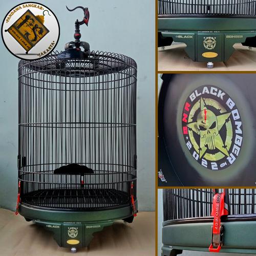 Jual SANGKAR/KANDANG MURAI BNR ARMY BLACK BOMBER NEW - Jakarta Timur ...