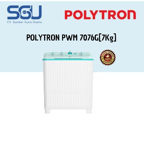 Jual POLYTRON MESIN CUCI 2 TABUNG 7KG PWM 7076 / PWM7076 / 7076G - Kota ...