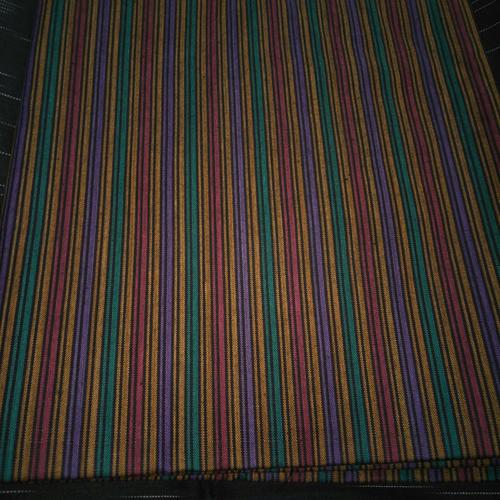 Jual bahan kain tenun lurik ATBM garis kecil pelangi - Jakarta Pusat ...