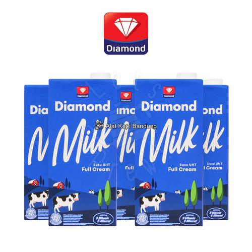 Jual UHT Diamond Susu Full Cream 1 Liter | UHT Diamond Milk Plain 1L ...