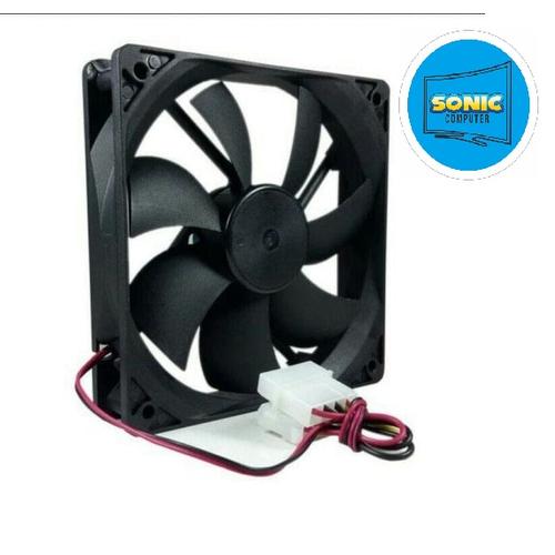 Jual Fan/Kipas Casing PC 12cm Black STD KIPAS KOMPUTER FAN CASING 12CM ...