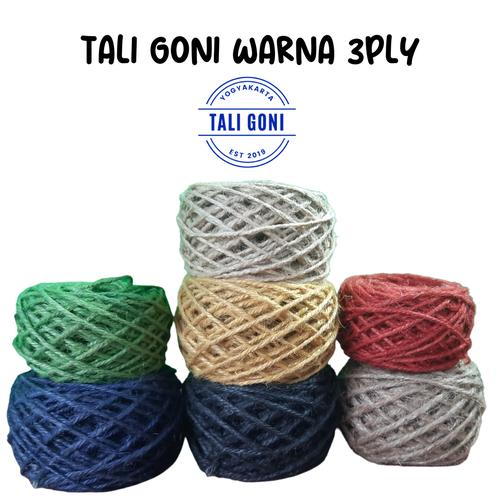 Jual Tali goni warna ukuran 3mm panjang 30 meter - natural - Kota ...