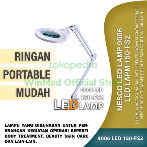 Jual Lampu Operasi berdiri stand Magnifying LAMP 9006 LED 150-FS2 NESCO ...