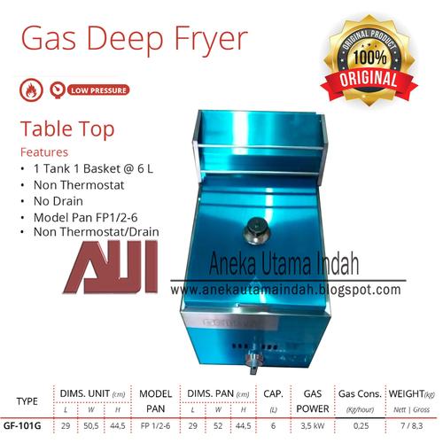 Jual Getra Gea gas deep fryer penggorengan gas GF 101G / GF101G / GF ...