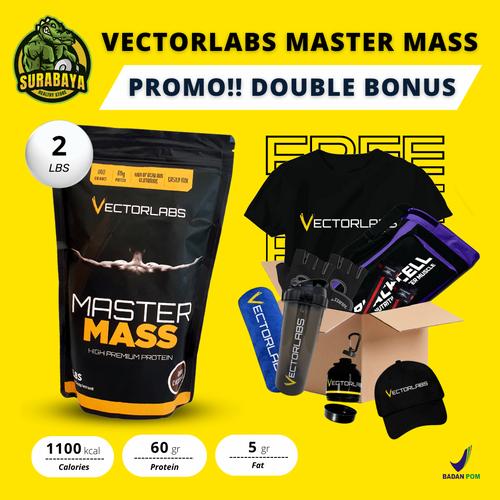 Jual VECTORLABS MASTERMASS 2 LBS BPOM SUSU FITNESS PROTEIN GAINER ON GYM LB - VANILLA, NON BONUS ...