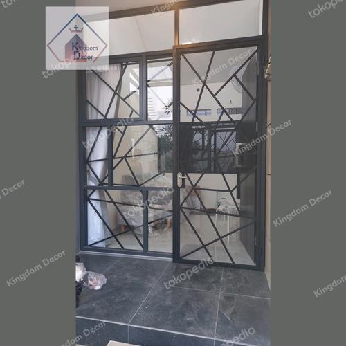 Jual PINTU BESI TRALIS MODEL ABSTRAK - Kota Tangerang Selatan - Kingdom ...