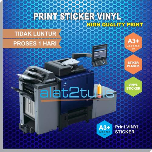 Jual Print A3 + warna cetak | sticker | label | STICKER VINYL - Kota ...