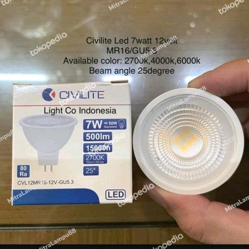 Jual Lampu Sorot Led Spot Mr16 CIVILITE 7W 7Watt COB Led SpotLight ...