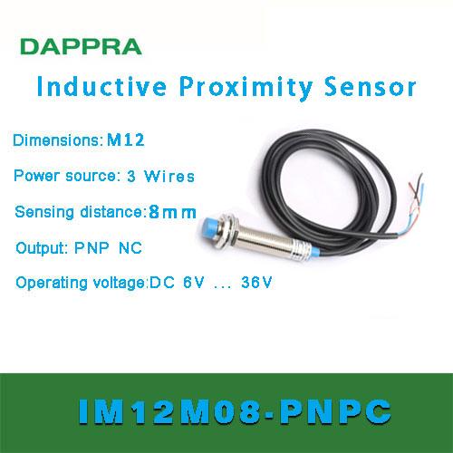 Jual M12 8mm PNP NC DC 3 Wire 6V Ke 36V Inductive Proximity Sensor OD45 - Jakarta Utara ...