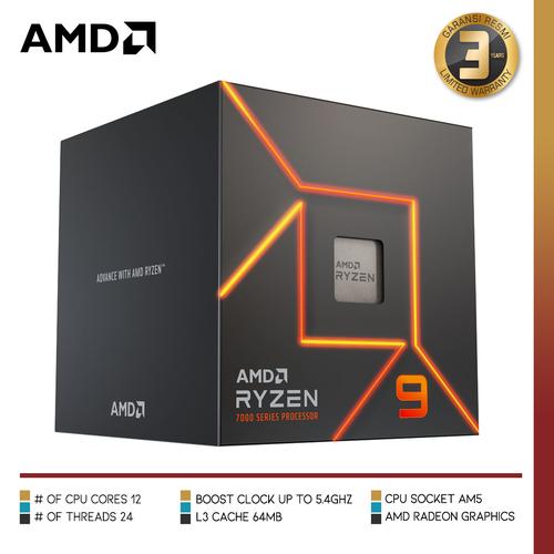 Promo AMD Ryzen 9 7900 Gaming Processor | Ryzen 9 7000 Series 12-Core ...