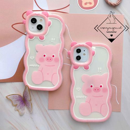 Promo Cute Pig Case IPHONE 7 8 PLUS SE 2020 2022 X XS XR 11 12 13 14 ...