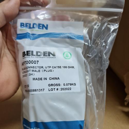 Jual ORIGINAL Belden Konektor RJ45 Cat5e RJ45 50pc / Belden Connector ...