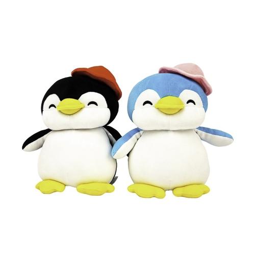 Jual Boneka Penguin Berdiri Lucu - MINISO Standing Plush Toy With Hat ...