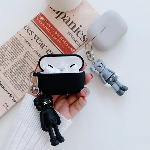 Jual Airpods Case 1 2 3 Pro 2 Kawss Soft Silicone Case - Abu-abu ...