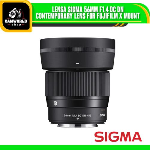 Promo Lensa Sigma 56mm f1.4 DC DN Contemporary Lens for Fujifilm X ...