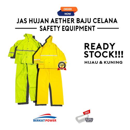 Jual Jas Hujan Aether (Baju + Celana) AE-887 AE-888 - Kuning - Kota ...