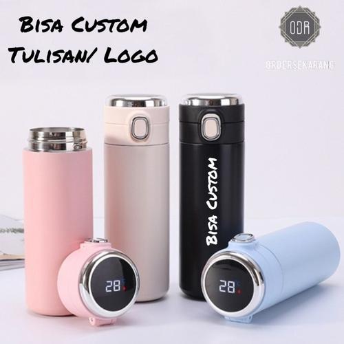 Promo Tumbler LED Modern Stainless Vacuum - 420ml - Warna Random, Polos ...