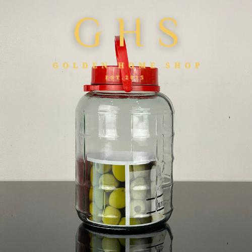 Jual Toples Kaca Asinan 5 Liter | Canister Glass Food Jar Toples ...