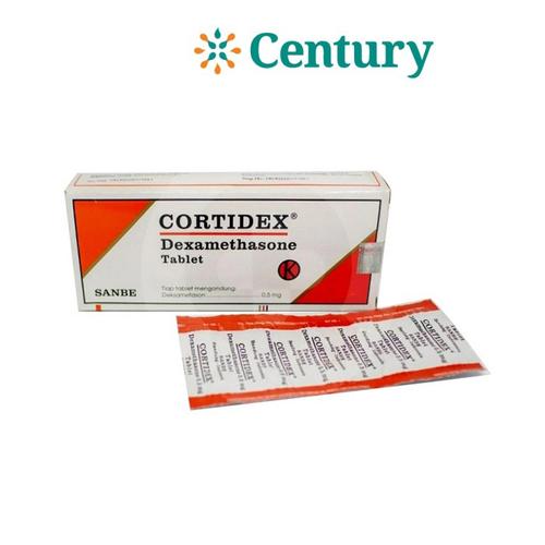 Jual CORTIDEX 0.5MG TAB 100`S ( 1 BLISTER ISI 10 TABLET )/ RADANG ...
