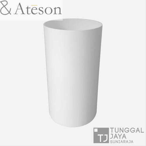 Jual ATESON Banyan Freestanding Solid Surface Basin White AT421BMW ...