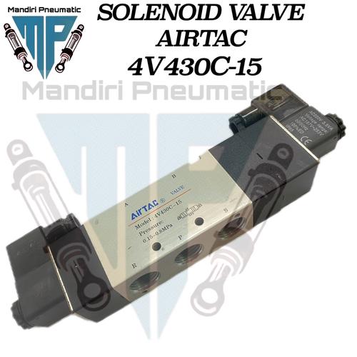 Jual SOLENOID VALVE 4V430C-15 AIRTAC - AC220 - Jakarta Barat - mandiri pneumatic | Tokopedia