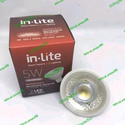 Jual Lampu Sorot Led Spot Mr16 INLITE 5W 5Watt Led SpotLight Tusuk Gu5 ...