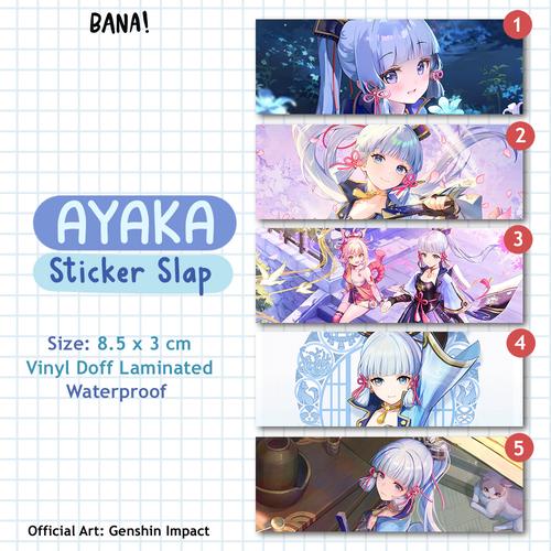 Jual Stiker Slap AYAKA Genshin Impact Waterproof | BANA - Kab. Malang ...