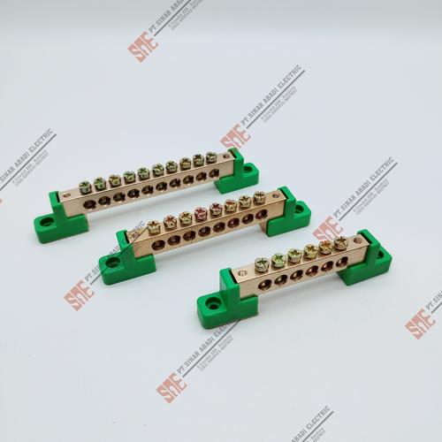 Jual Terminal Block Grounding Groung Nol Netral FORT 6 / 8 / 10 Pole ...