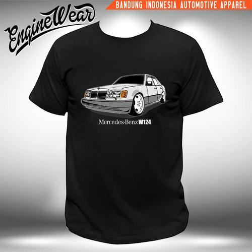 Jual Kaos Mercedes benz W124 baju tshirt mobil mercy amg otomotif pth ...