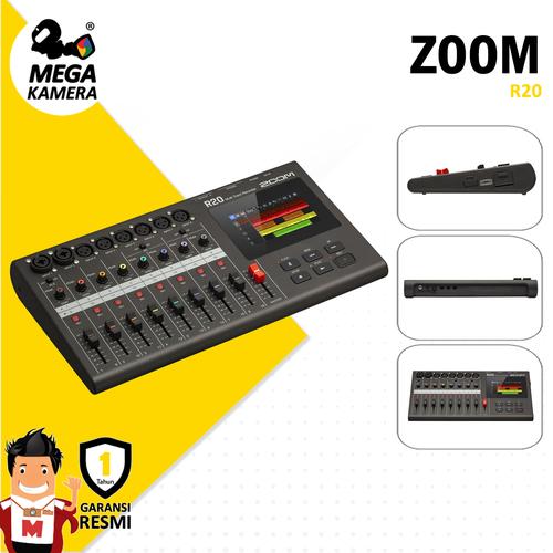 Promo Zoom R20 Portable Multitrack Recorder - Mixer R 20 Cicil 0% 3x ...