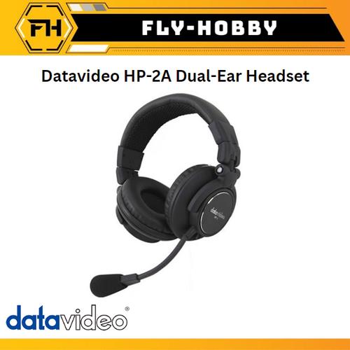 Jual Datavideo HP-2A Dual-Ear Headset for ITC Intercom Systems ...