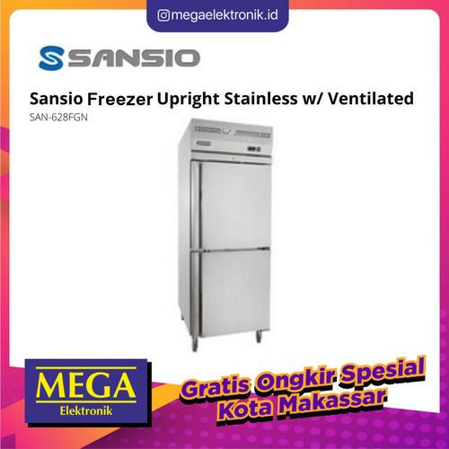 Jual Sansio Upright Freezer Stainless | 2 PINTU STAINLESS TIPE SAN-628 ...