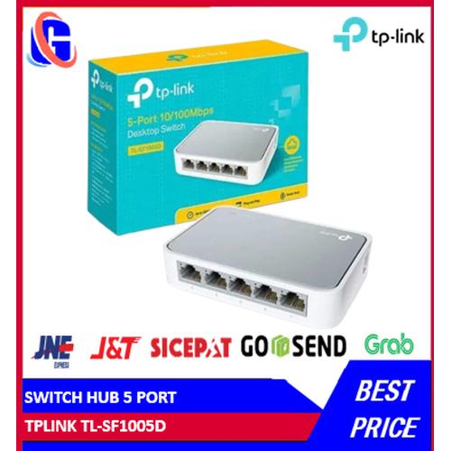 Jual Switch hub 5 port TPLINK TL-SF1005D / Hub 5port Tp link SF1005D ...