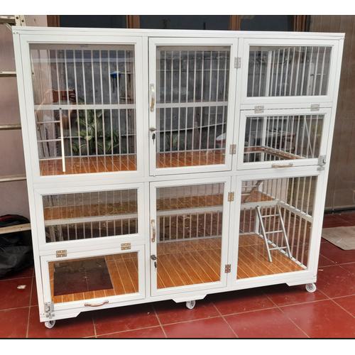 Jual KANDANG KUCING ALUMUNIUM 2 PINTU JUMBO - putih tnpa lmpu - Kota ...