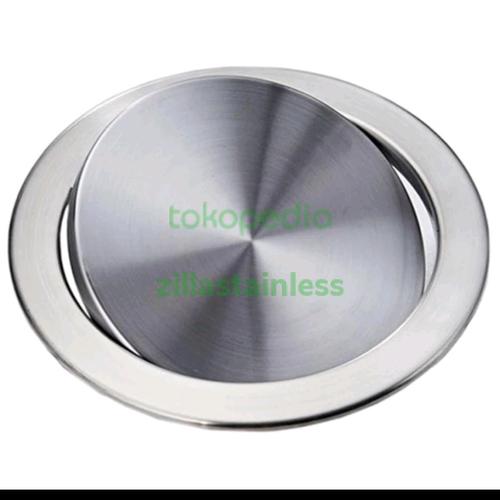 Promo TUTUP SWING UKURAN DIAMETER 40cm/TUTUP TEMPAT SAMPAH STAINLESS ...