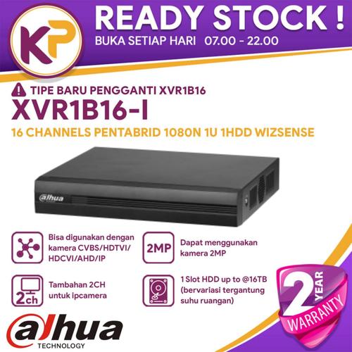 Promo DAHUA XVR1B16-I DVR COOPER WIZSENSE 16 CHANNEL PENTABRID 1080N/720P - NO HDD - Jakarta ...
