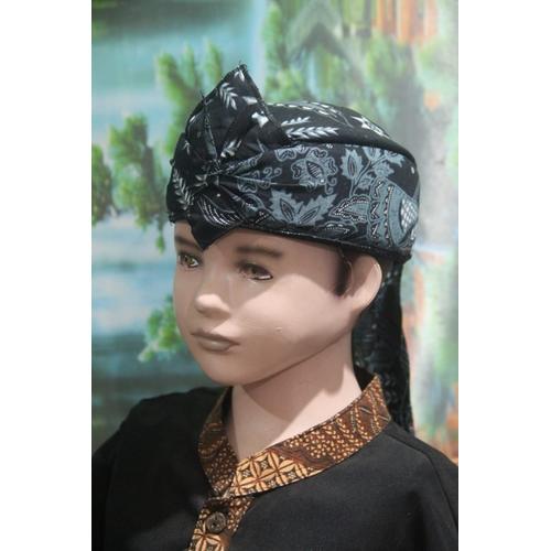 Jual blankon iket sunda jawa atas tutup batik Ukrran dewasa & anak ...