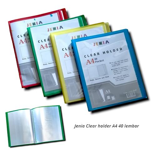 Jual MAP DOKUMEN A4 ISI 40 CLEAR HOLDER DOCUMENT KEEPER - Kota Bandung ...