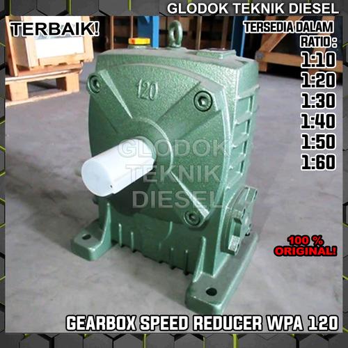 Jual TRANZGEAR SPEED REDUCER GEAR BOX WPA 120 Ratio 10 - 60 GEARBOX - 1 ...
