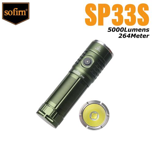 Jual Sofirn SP33S Green Cree XHP70.2 LED 5000 lumen 264 meter Senter ...