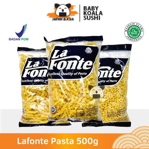 Jual LA FONTE Chiferi Rigati Gobetti Penneziti Fusilli 500 g - Chiferi ...