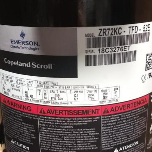 Jual Compressor Copeland Scroll 6PK ZR72KC-TFD-52E. R22. 3 Phase - Jakarta Barat - ahmadpedia1 ...