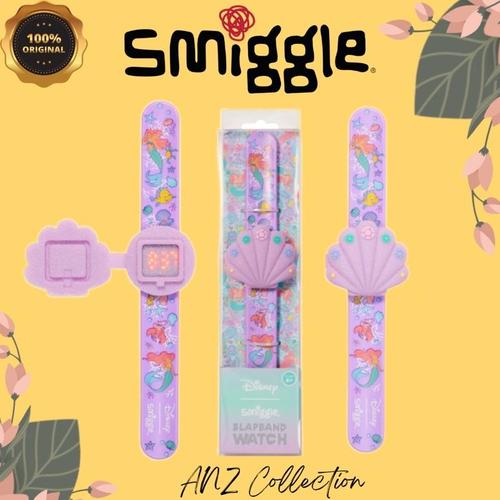 Jual New Smiggle Slapband Digital Watch Disney Princess Ariel Original ...
