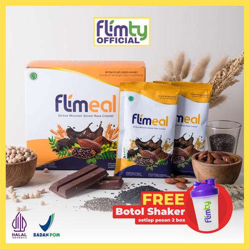 Jual FLIMEAL Flimty 1 box 12 sachet - Meal Replacement Sereal Diet ...