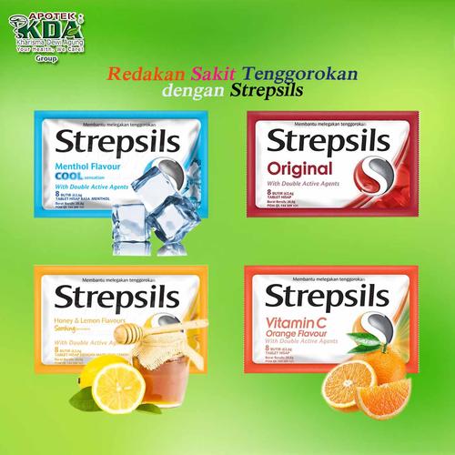 Jual PERMEN STREPSILS ISI 8 OBAT SAKIT TENGGOROKAN - KUNING HONEY ...